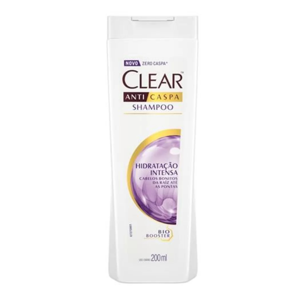 Shampoo Anticaspa Clear Hidratação Intensa, 200ml | Shopee Brasil