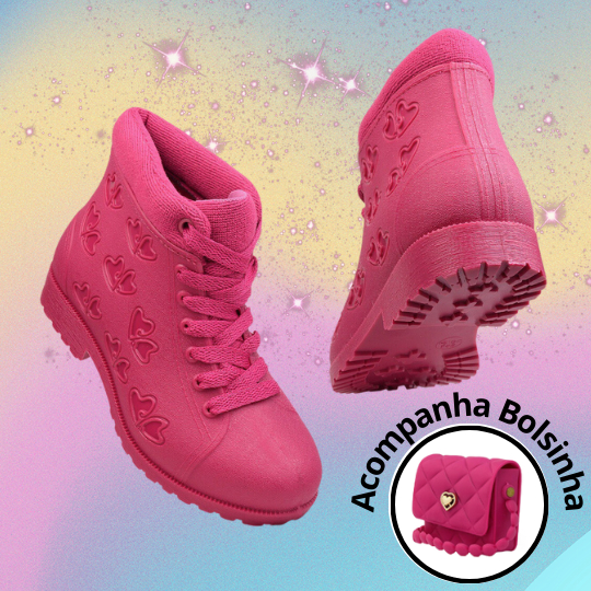 KIT de Botinha com Bolsa Infantil Moda Meninas SM Shoes Ofertas ...