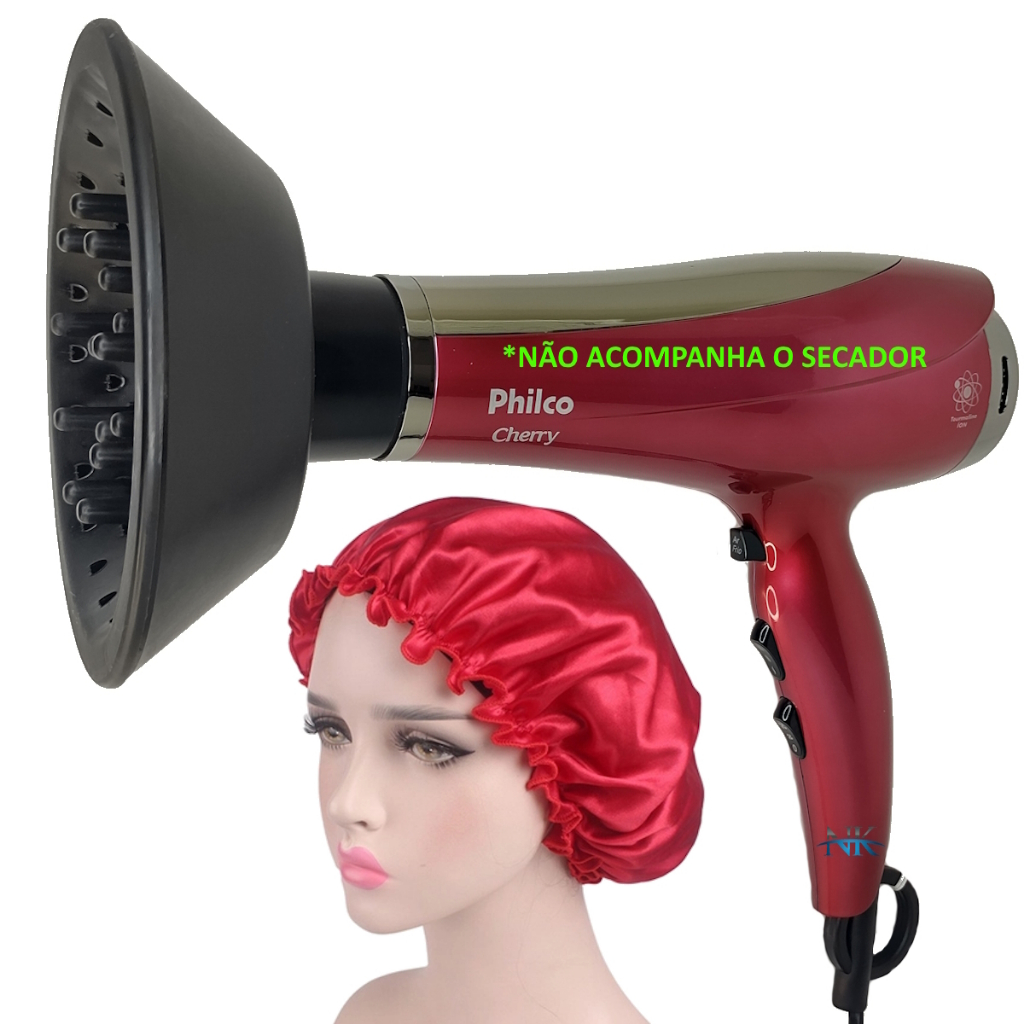 Difusor Bico Definidor De Cachos para Secador de Cabelos Philco Modelo ...