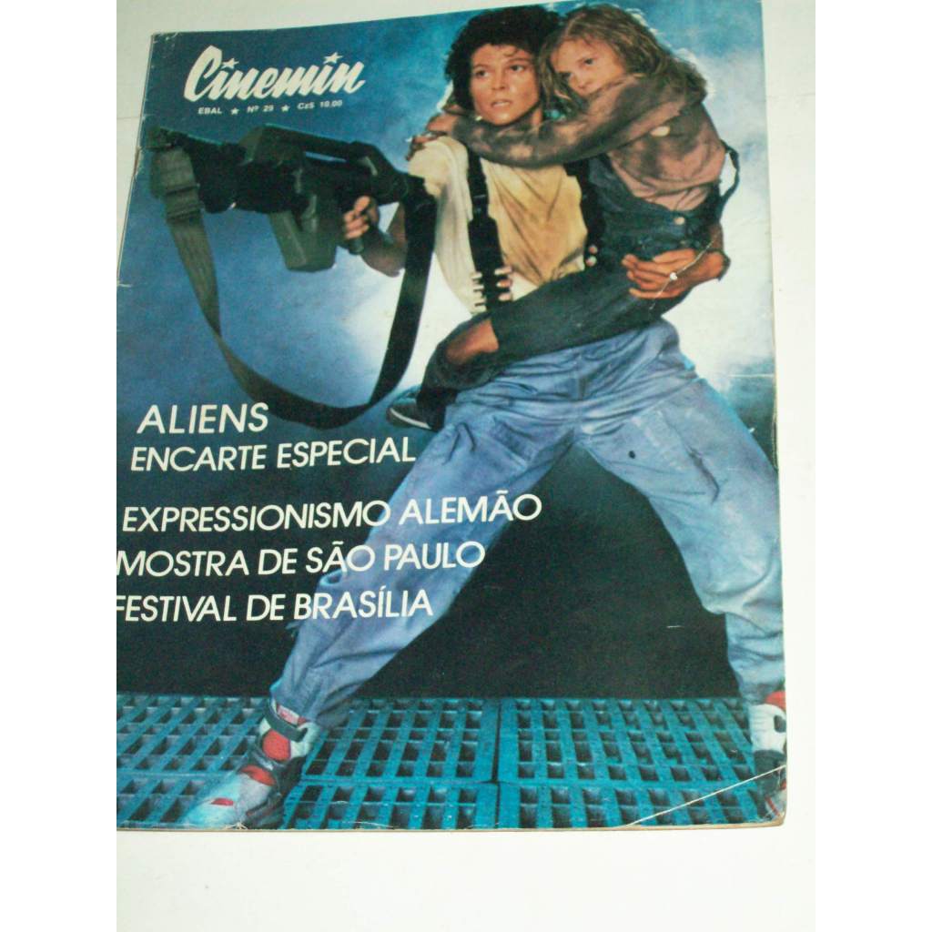 Revista antiga de cinema Cinemin Aliens Encarte especial | Shopee Brasil