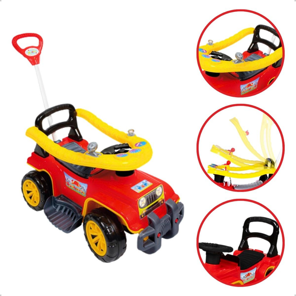 Carrinho de Passeio Infantil de Empurrar Jip Jip Bombeiros Maral ...