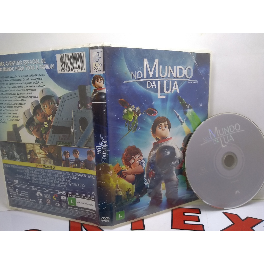 Dvd Original - No Mundo Da Lua - Desenho - Dublado | Shopee Brasil