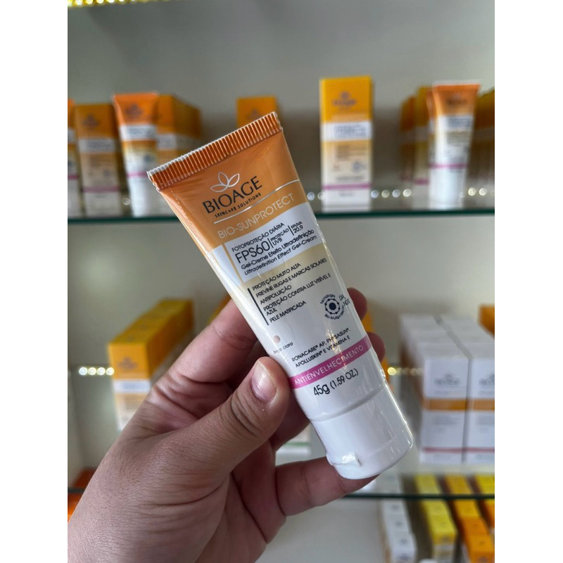 Protetor Solar Facial Antienvelhecimento Bioage 45G | Shopee Brasil
