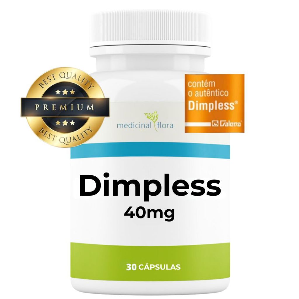 Dimpless 40mg 30 Cápsulas Com Selo de Autenticidade | Shopee Brasil