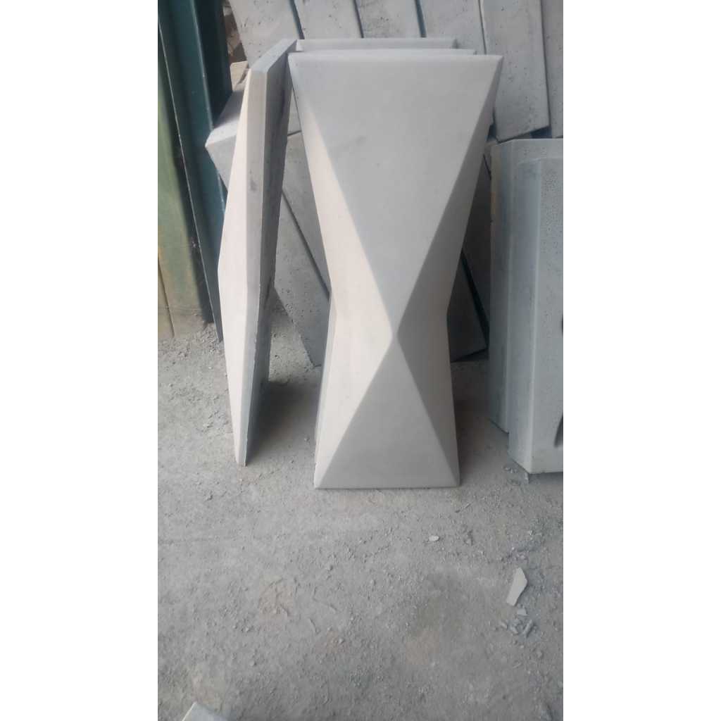 Forma 3d Gesso Tipo Origami 50x20cm Abs 2MM Molde Para cimenticio ...