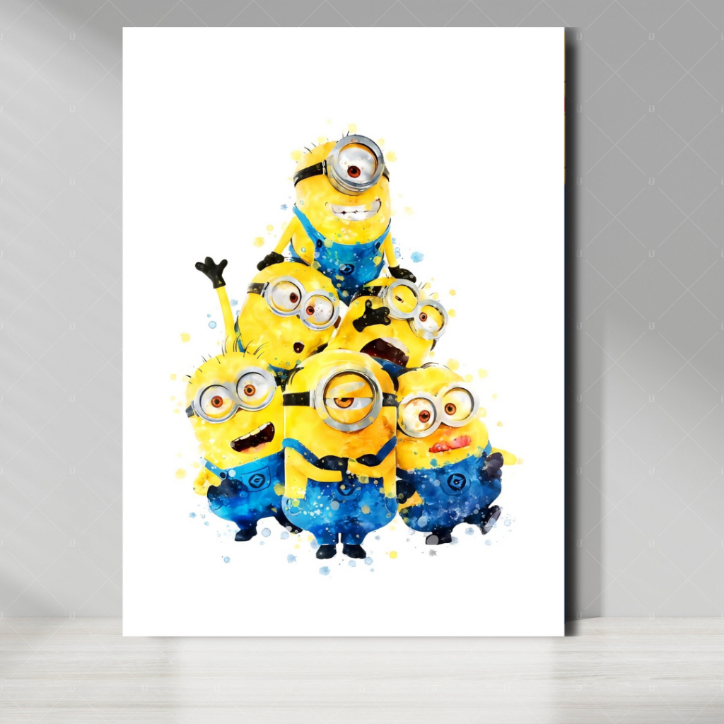 Quadros Decorativos Os Minions Filme Infantil Diversos Modelos - Placa ...