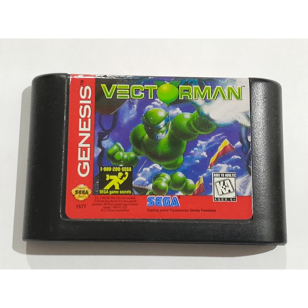 Vectorman p/ Mega Drive Cartucho Original | Shopee Brasil