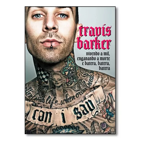 livro travis baker vivendo a mil enganando a mrte e batera (novo) | Shopee Brasil