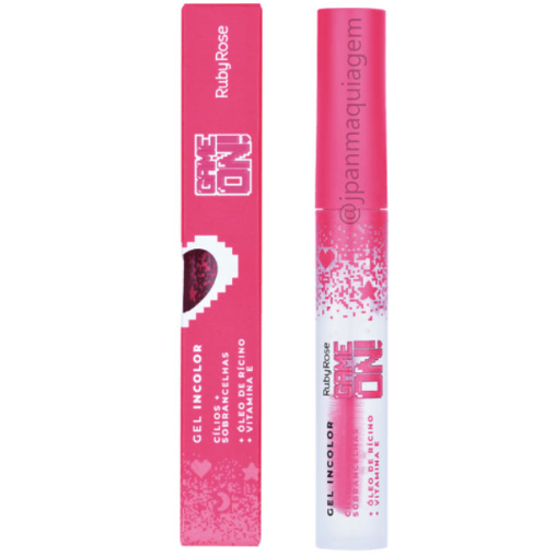Gel Rímel Incolor para Sobrancelha Ruby Rose | Shopee Brasil