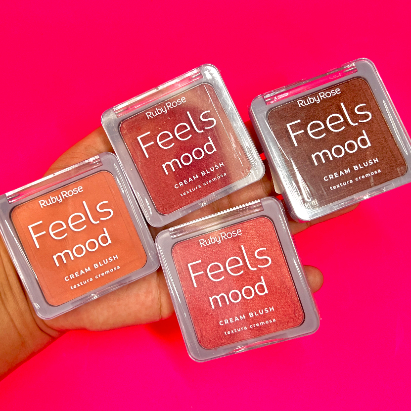Cream Blush - Feels Mood - Ruby Rose - Textura Cremosa | Shopee Brasil