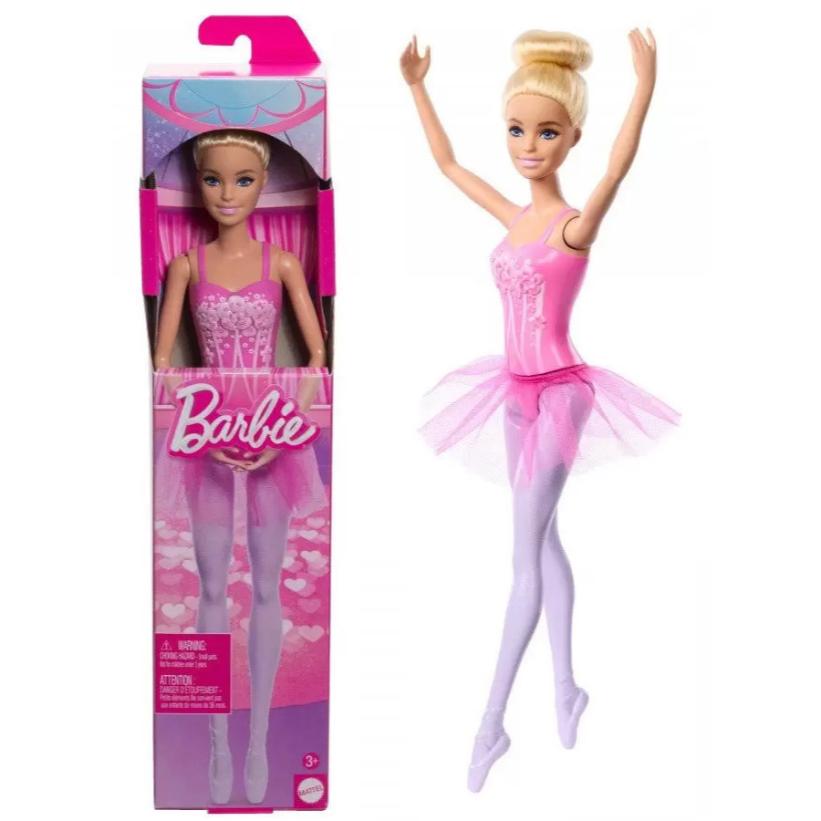 Boneca Barbie Profissões Bailarina Coque - Mattel - Unidade | Shopee Brasil