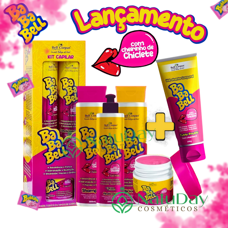 Kit BabaBell + Hidratante Cheiro de Babalu Tutti Frutti Lançamento Bell ...