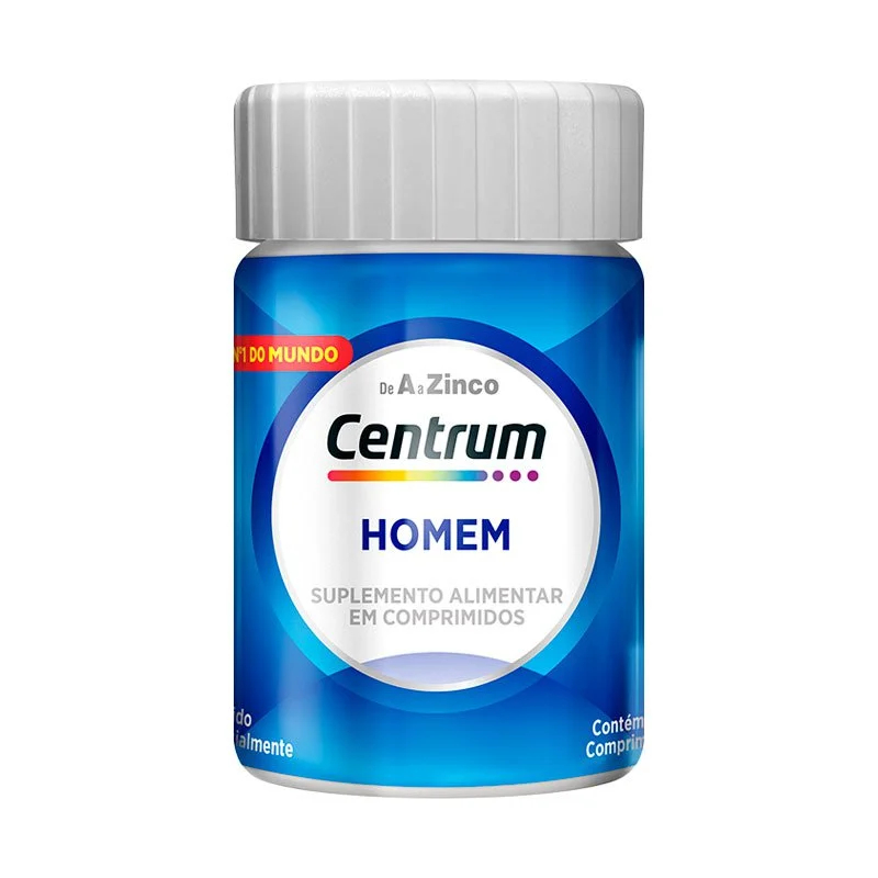 Centrum Homem de A a Z Multivitaminico 30 Comprimidos Nova Embalagem ...