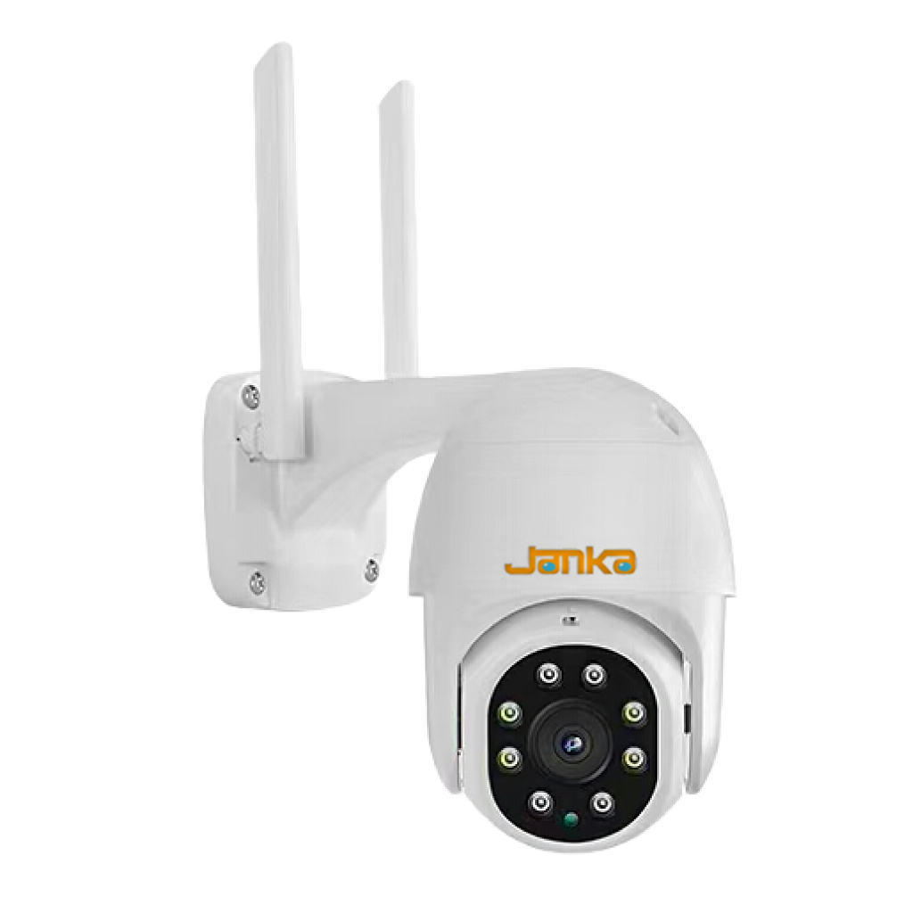 Câmera IP PTZ Mini Speed Dome WI-FI 1080P FullHD 2MP Full Color Janka ...