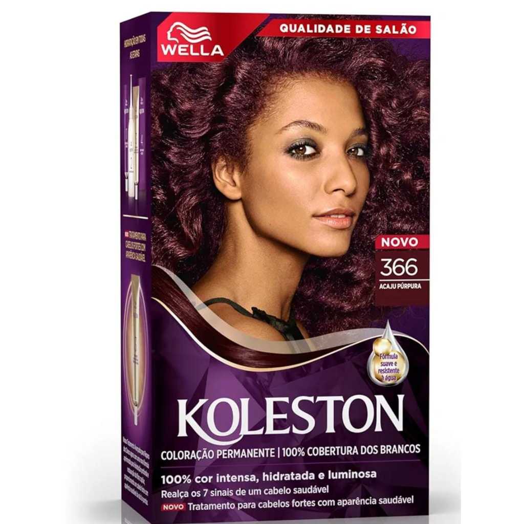 Tintura Koleston 366 Acaju Púrpura. | Shopee Brasil