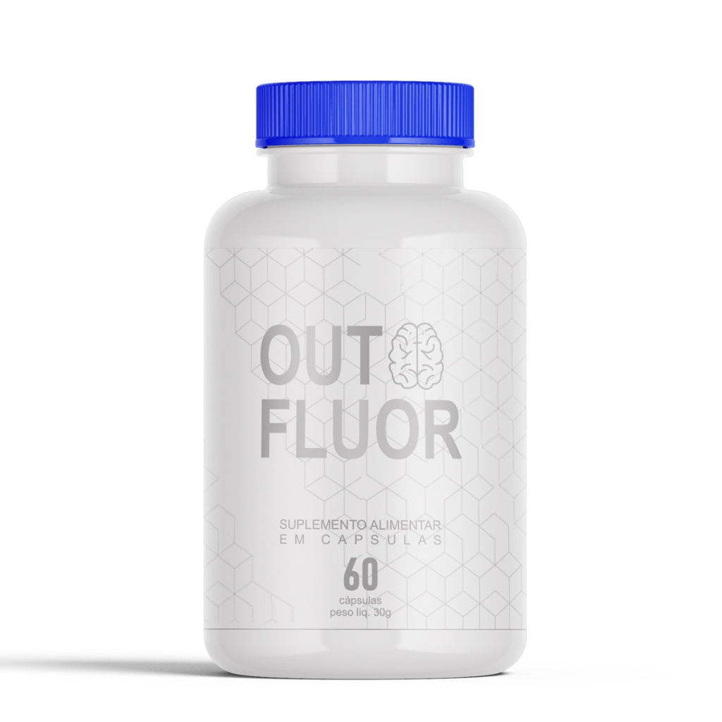 OUT FLUOR 1 POTE 60 CAPS - MELHOR FUNCIONAMENTO DO CEREBRO | Shopee Brasil