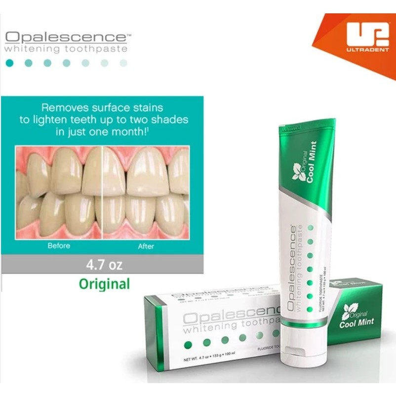 Creme Dental Pasta de dente branqueadora Opalescence Sensitivity Menta Alívio de sensibi frio e ...