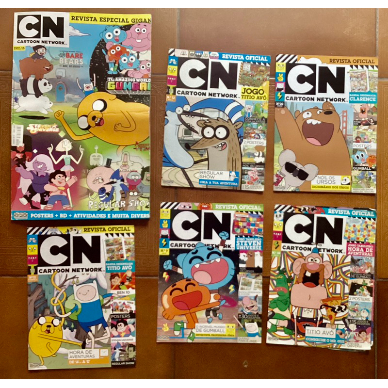 Revista Oficial Cartoon Network (seis edições) - Trazido de Portugal ...