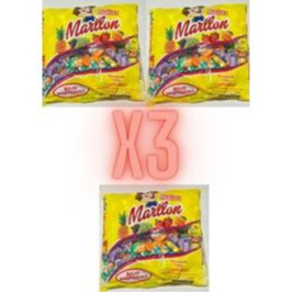 Kit com 3un BALA MARLLON FRUTAS SORTIDAS PC 500G | Shopee Brasil