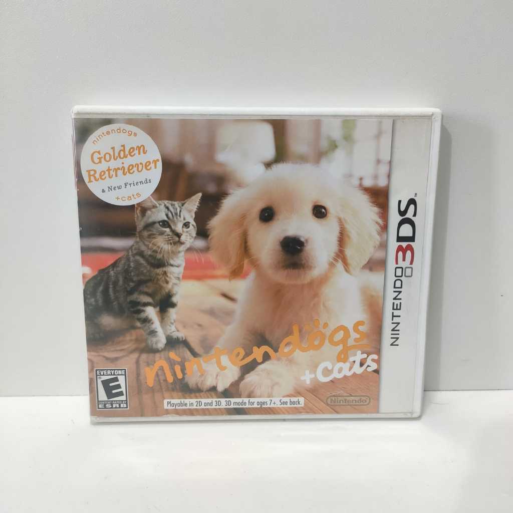 Jogo Nintendogs e Cats Golden Retriever 3DS Região USA/ Americano ...