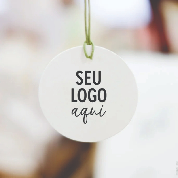 50 UNIDADES TAG REDONDO PERSONALIZADO 5X5CM | Shopee Brasil