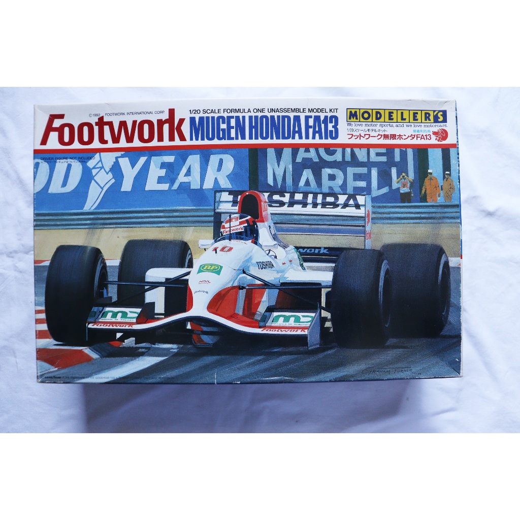 Formula 1 F1 Footwork Fa13 Mugen-Honda, Modeler's 1/20 Plastimodelismo ...