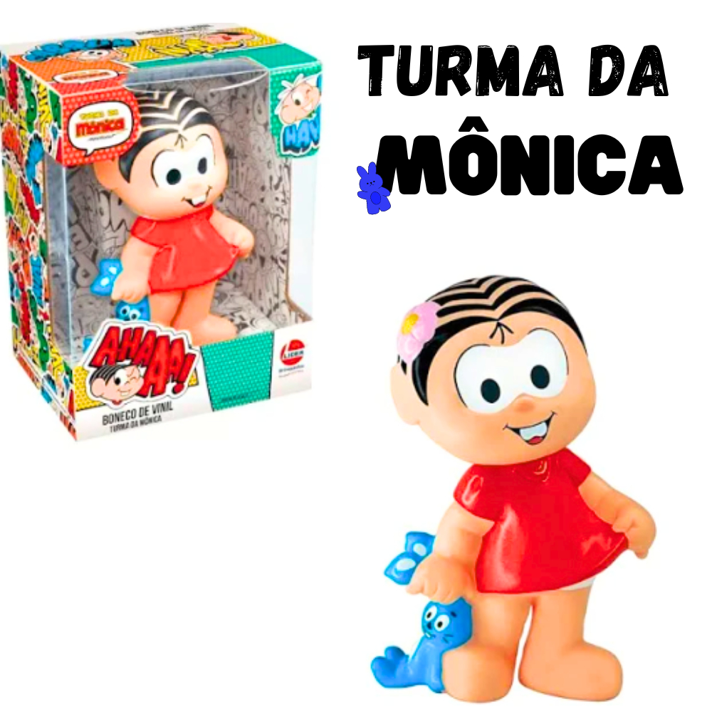 Boneco De Vinil Monica Turma Da Monica | Shopee Brasil