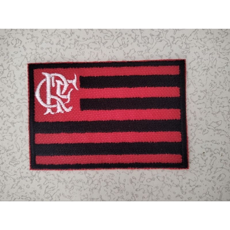 PATCH BORDADO TERMOCOLANTE-BANDEIRA DO FLAMENGO | Shopee Brasil