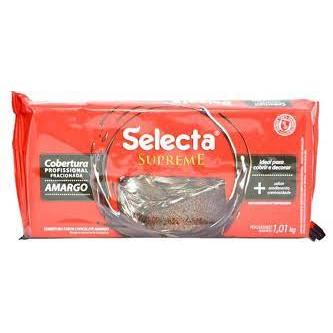 Chocolate Selecta Supreme Cobertura Amarga 1,01kg | Shopee Brasil