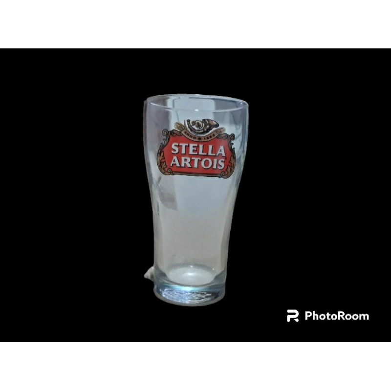 Copo de vidro logo Stella Artois - 285ml | Shopee Brasil