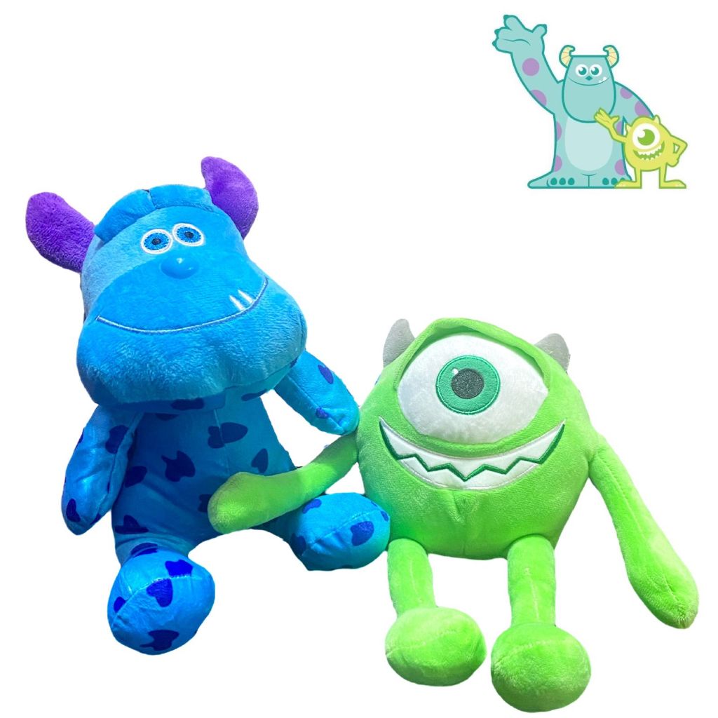Pelúcia Monstros SA Sally (James P. Sullivan) e Mike (Mike Wazowski ...