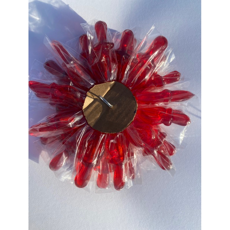 Pirulito Chupeta Infância Chupetinha Vermelho Doce C/25 Unidades ...