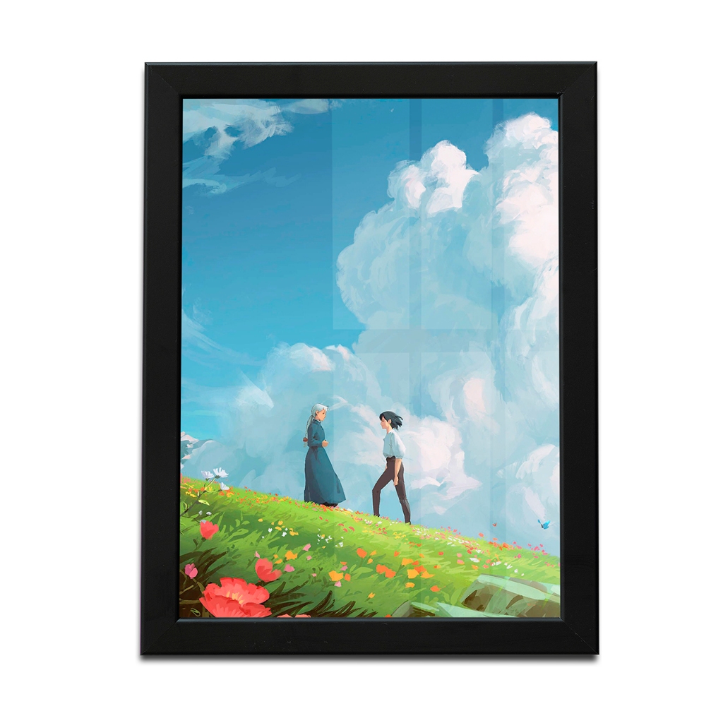 Quadro O Castelo Animado Sophie e Howl A4 vidro | Shopee Brasil