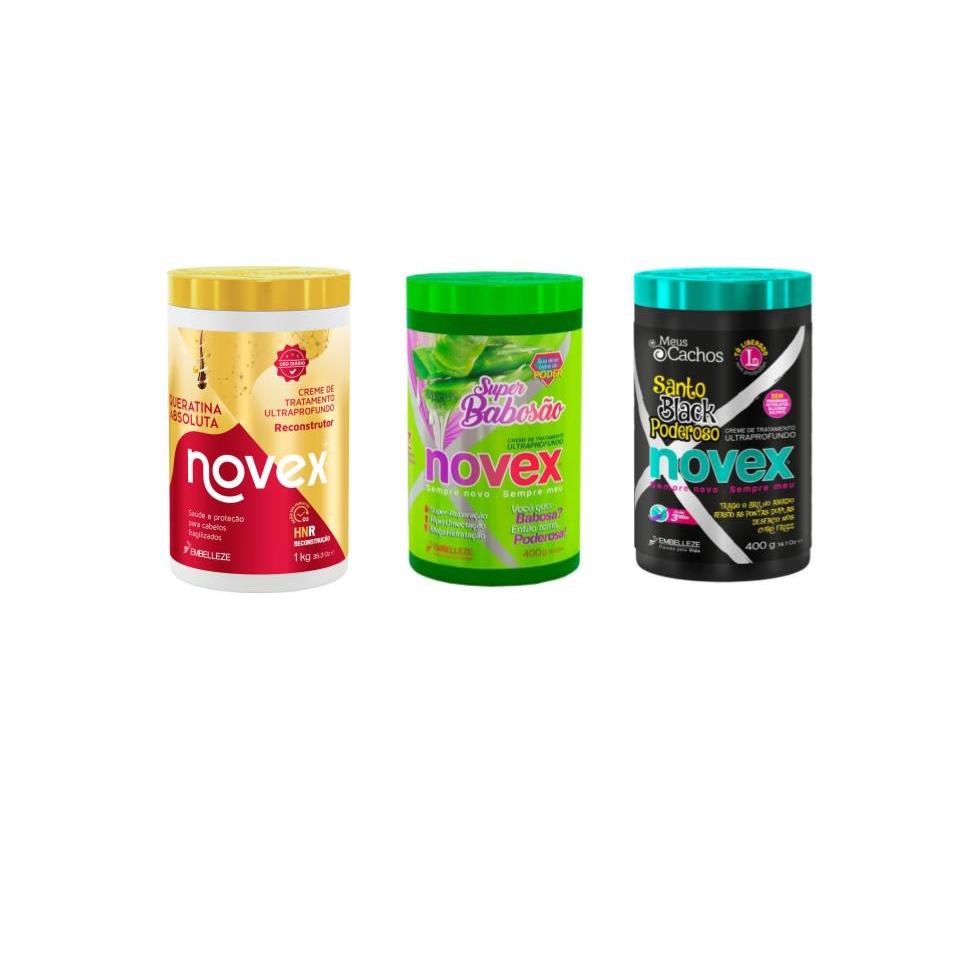 Kit Cronograma Capilar Novex Embelleze 400g | Shopee Brasil