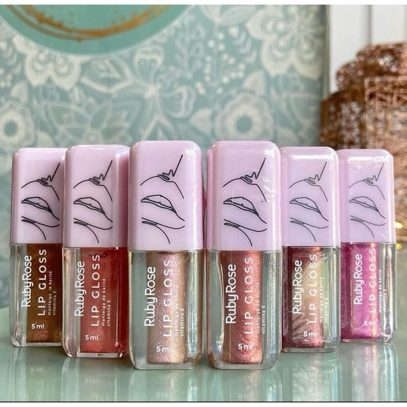 Lip Gloss Ruby Rose. | Shopee Brasil