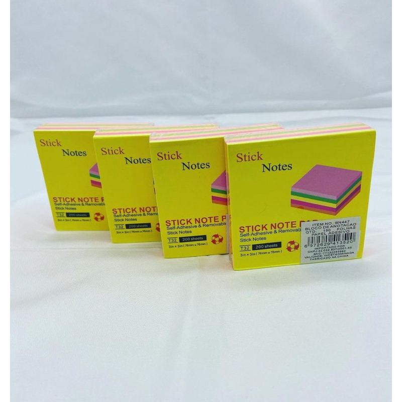 Stick Note - Post it | Shopee Brasil