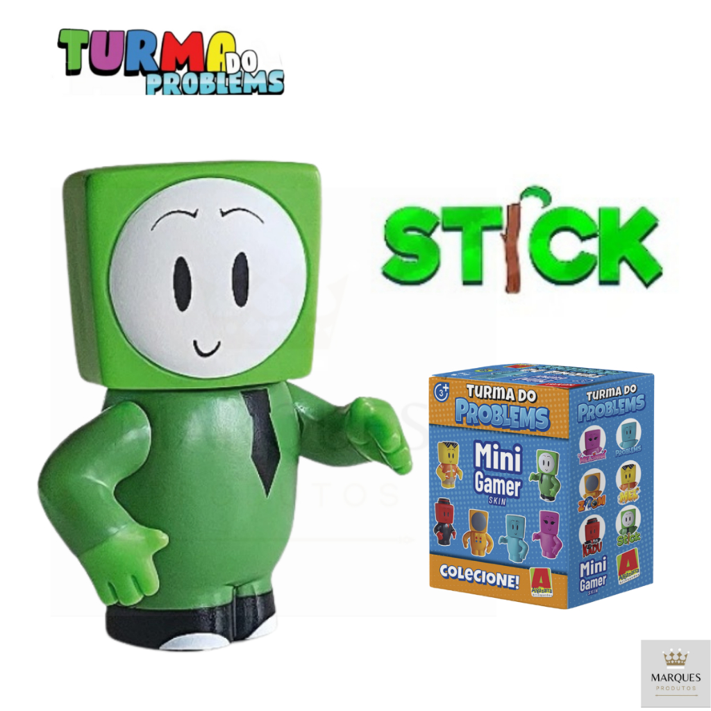Mini Boneco Stick 12 cm Vinil Minecraft Original | Shopee Brasil