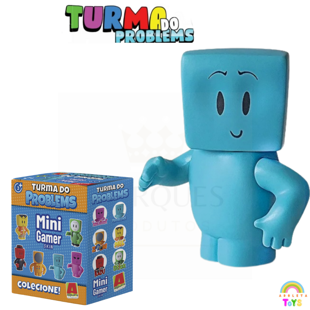 Mini Boneco Minecraft Problems 12 cm Vinil Original | Shopee Brasil