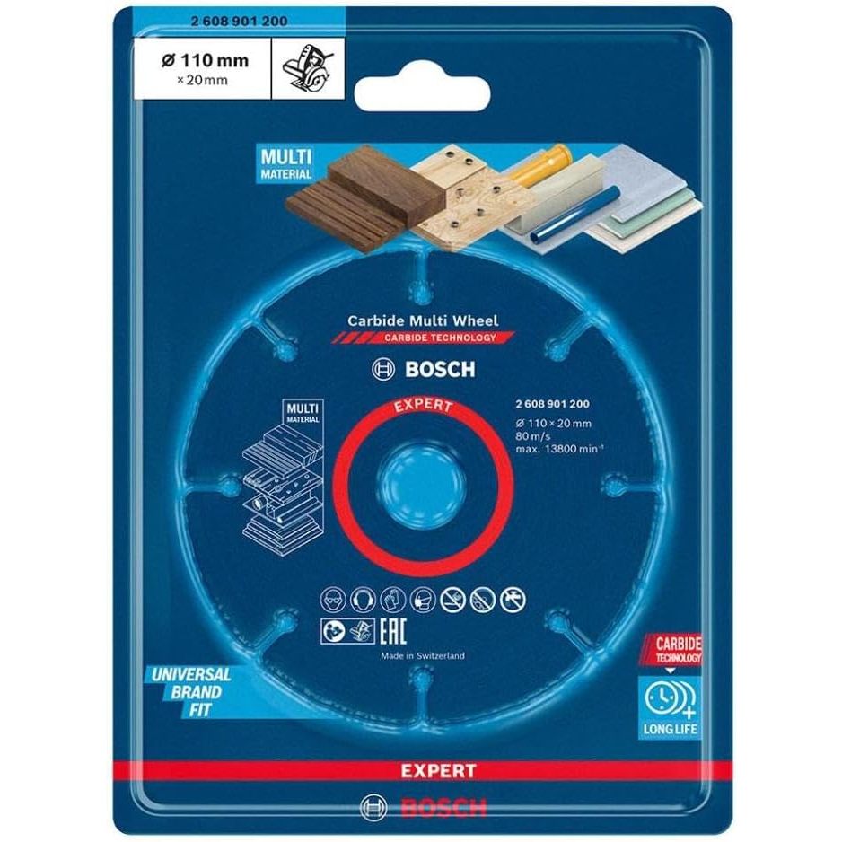 Disco de Corte EXPERT Carbide Multi Wheel 110 x 20mm Bosch | Shopee Brasil