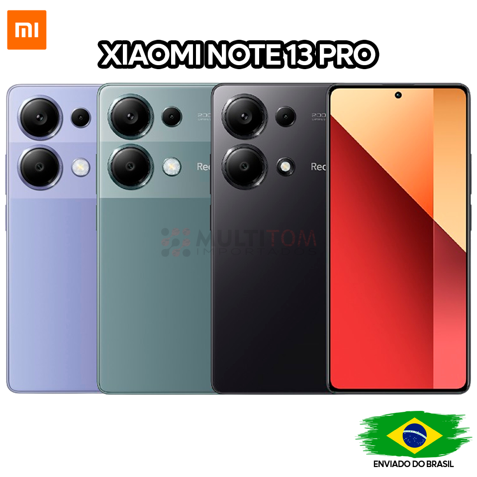 Xiaomi Redmi Note 13 Pro 4G NFC 512GB/12GB 256GB/8GB Ram - Versão ...