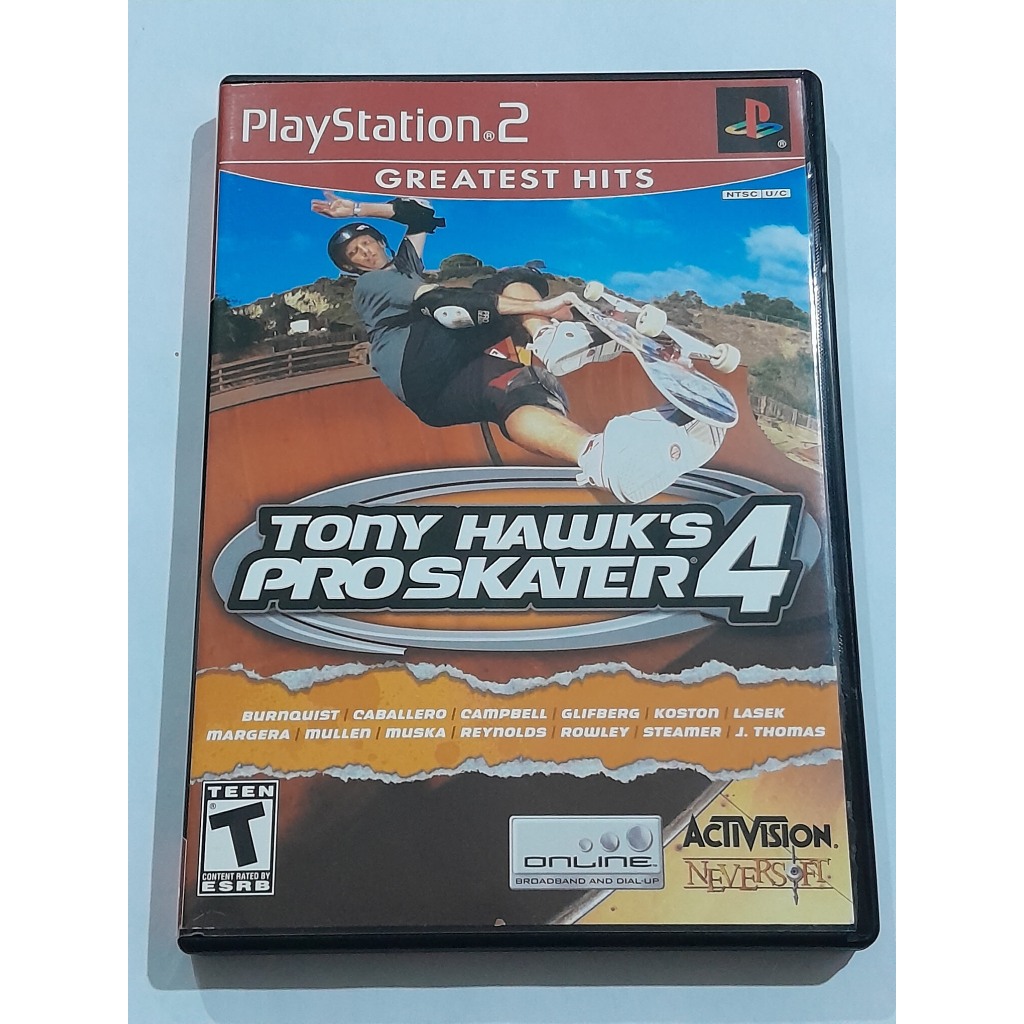 Tony Hawk Pro Skater 4 p/ Playstation 2 PS2 Original | Shopee Brasil