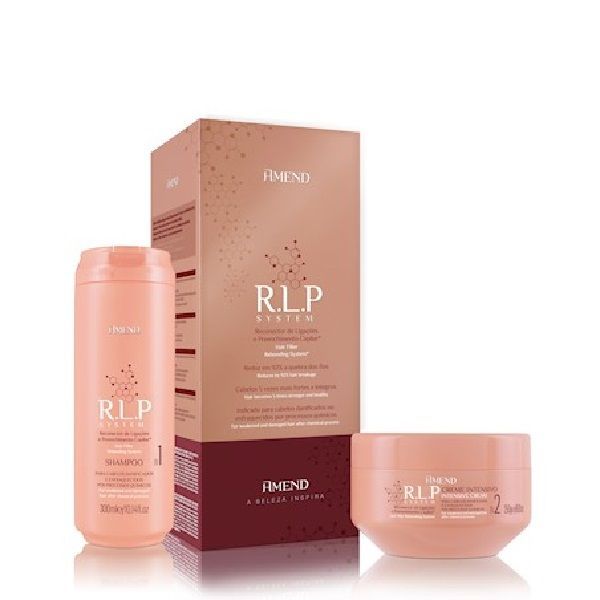 KIT AMEND RLP SYSTEM SHAMPOO 300ML CREME INTENSIVO MÁSCARA DE ...