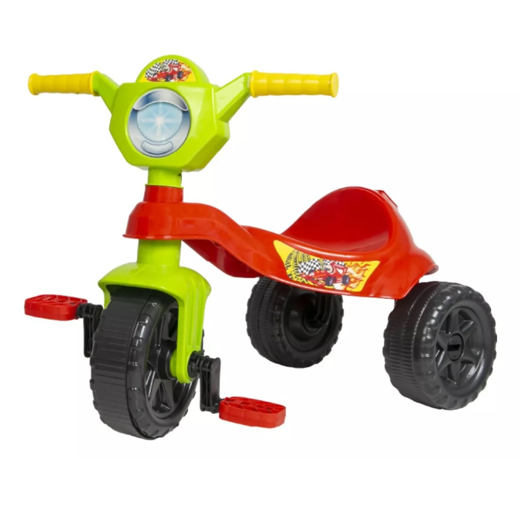 Triciclo Totoka Velotrol Infantil Motoca Tico-tico Com Pedal CORRIDA ...