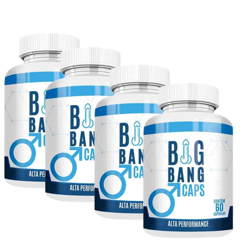 4 Potes Big Bang Caps 500mg 240 Cápsulas Original | Shopee Brasil