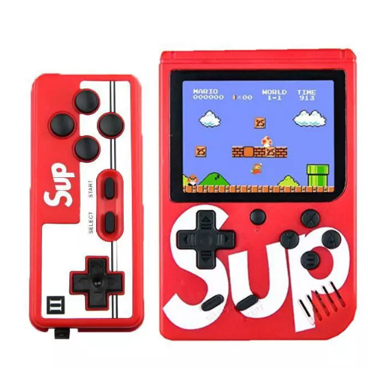 Mini gamer com controle 2 Player 400 jogos 1 Gameboy Console Portable ...