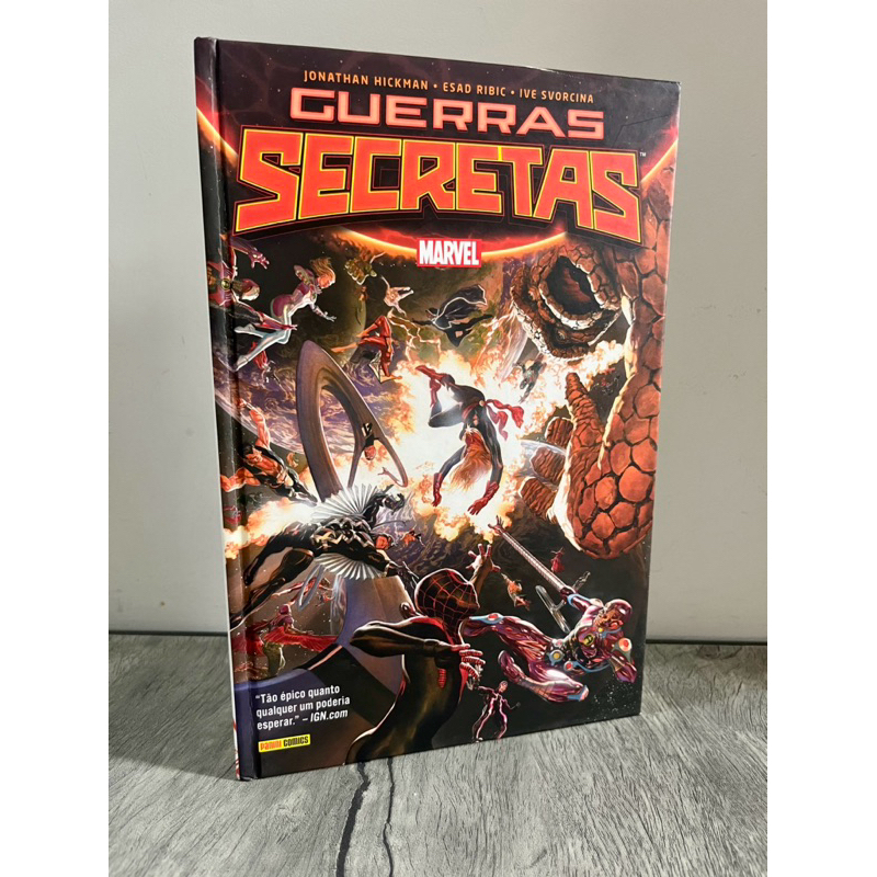Guerras Secretas HQ - Jonathan Hickman (Capa dura) | Shopee Brasil