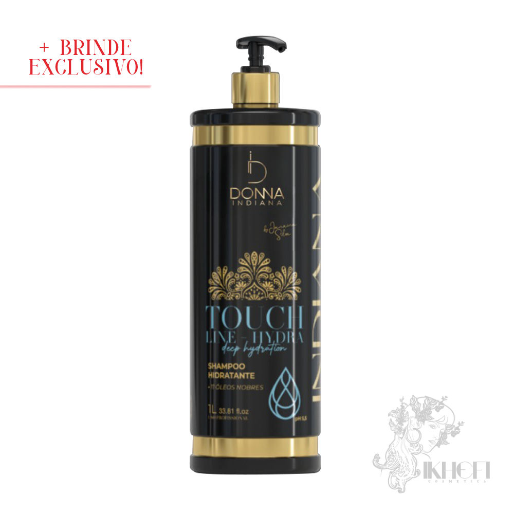 Shampoo Touch Line - Hydra - Donna Indiana 1L | Shopee Brasil