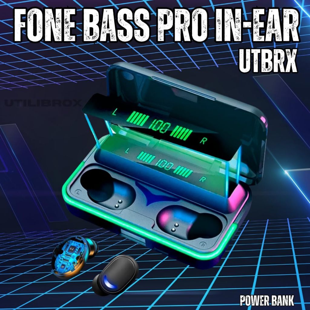 Fone De Ouvido Via Bluetooth Tws E10 A Prova Dágua Carrega celular ...