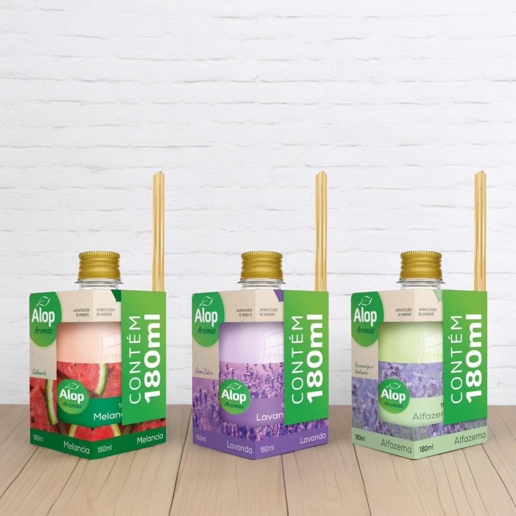 Aromatizador 180 Ml Alop Alfazema + Lavanda + Melancia | Shopee Brasil