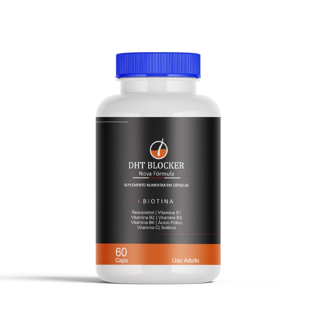 DHT Blocker 1 Pote 60 capsulas - Biotina Concentrada | Shopee Brasil